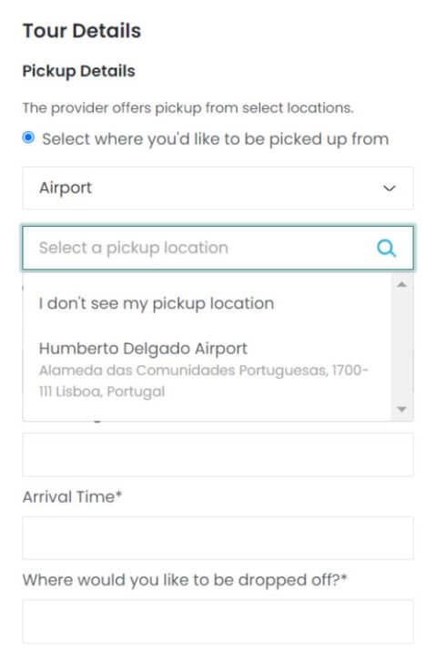 Implementing Booking Questions - Viator Partner Resource Center