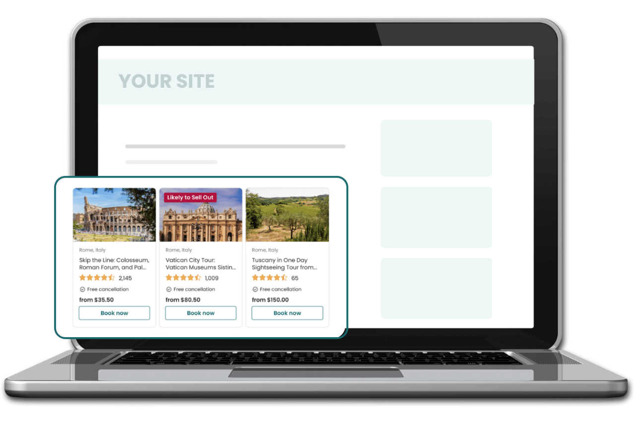 Monetize your site with Viator widgets - Viator Partner Program - Sign up